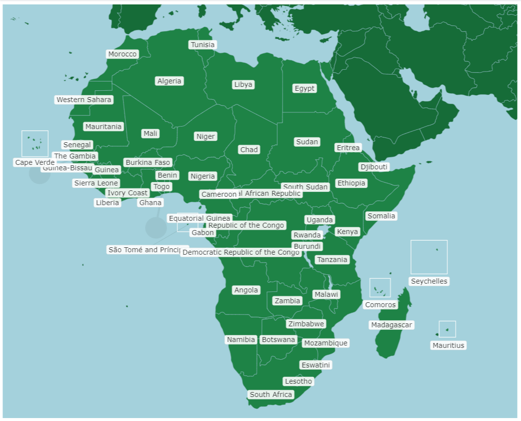 Unit 2: Geo of Africa Quiz Review Jeopardy Template