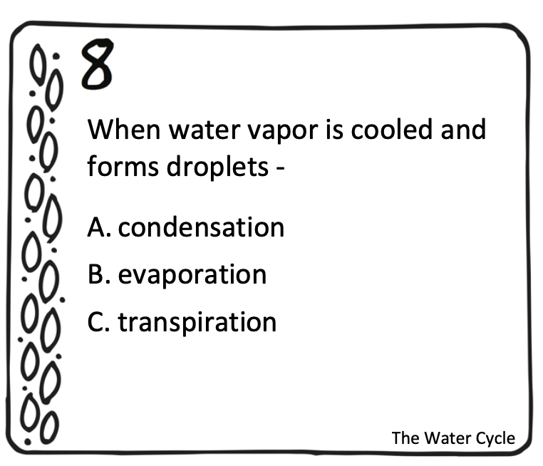 water cycle & Weather Jeopardy Template