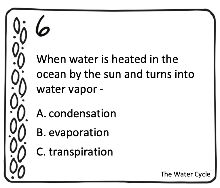 water cycle & Weather Jeopardy Template