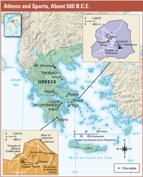 Life in Two City-States: Athens & Sparta