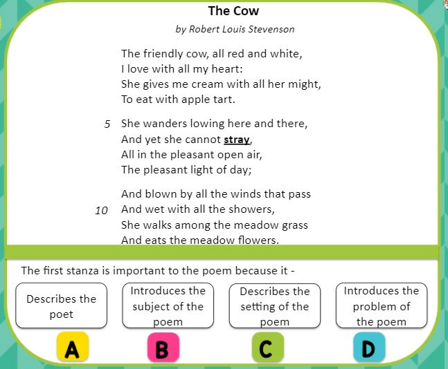 Poetry Review Jeopardy Template