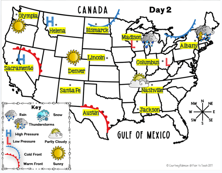 Weather & Climate Jeopardy Template